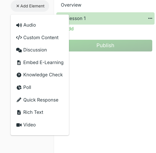 How do I create a knowledge check?